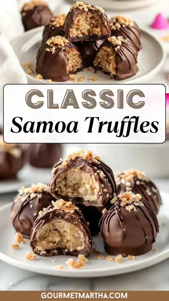 Samoa Truffles: A Sweet Bite of Nostalgia - Gourmet Martha