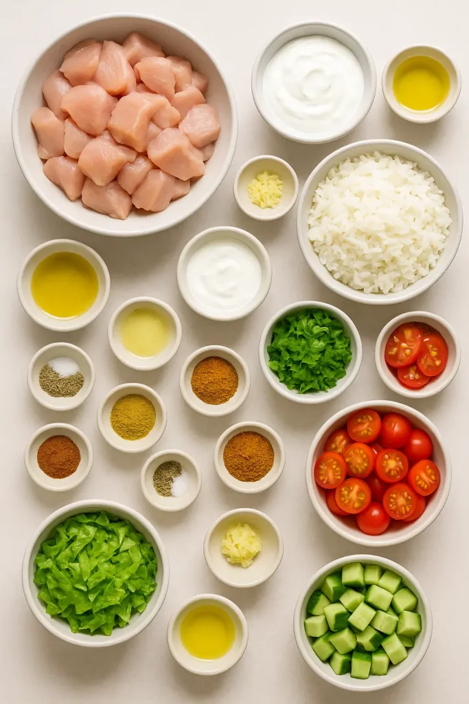 Chicken Shawarma Bowl - Gourmet Martha