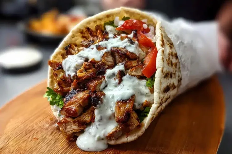 Chicken Shawarma with Creamy Garlic Sauce - Gourmet Martha