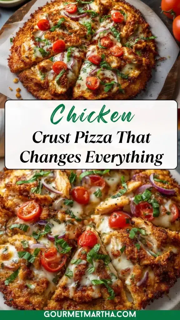 Chicken Crust Pizza That Changes Everything - Gourmet Martha