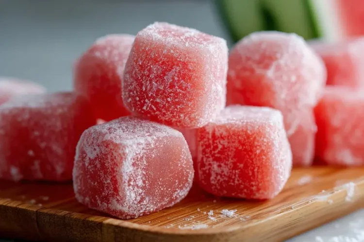 Watermelon Mochi - Gourmet Martha