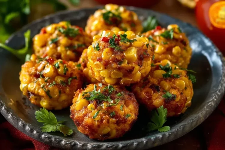 Spicy Mexican Corn Bites - Gourmet Martha