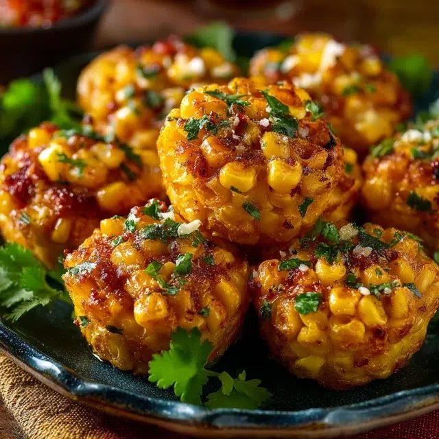 Spicy Mexican Corn Bites - Gourmet Martha