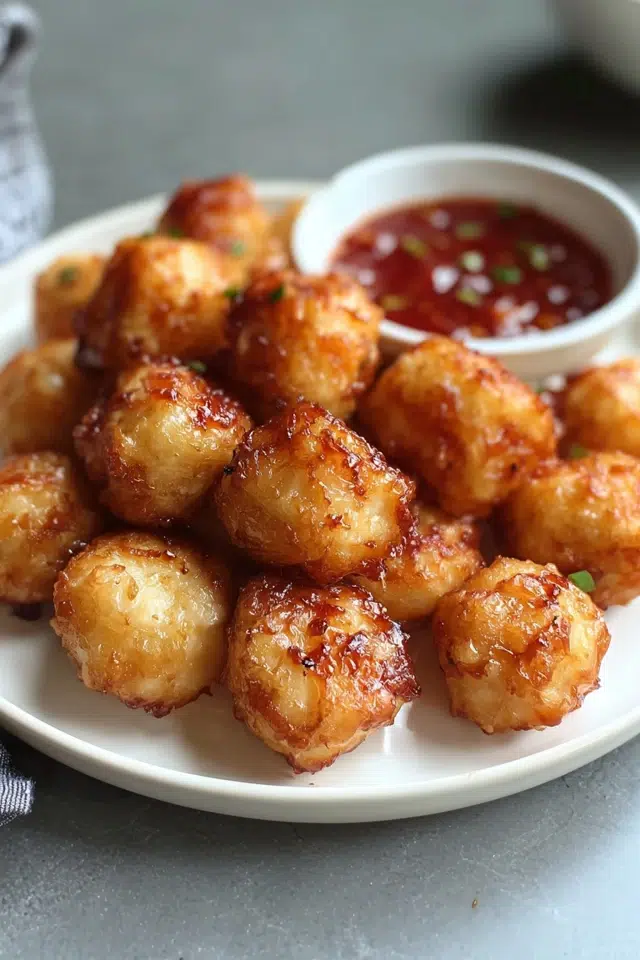 Chinese Chicken Balls with Sweet and Sour Sauce - Gourmet Martha
