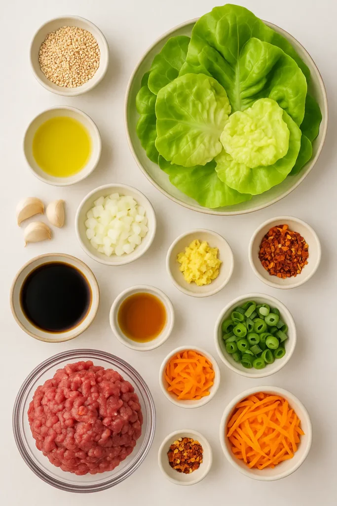 Ground Beef Lettuce Wraps - Gourmet Martha