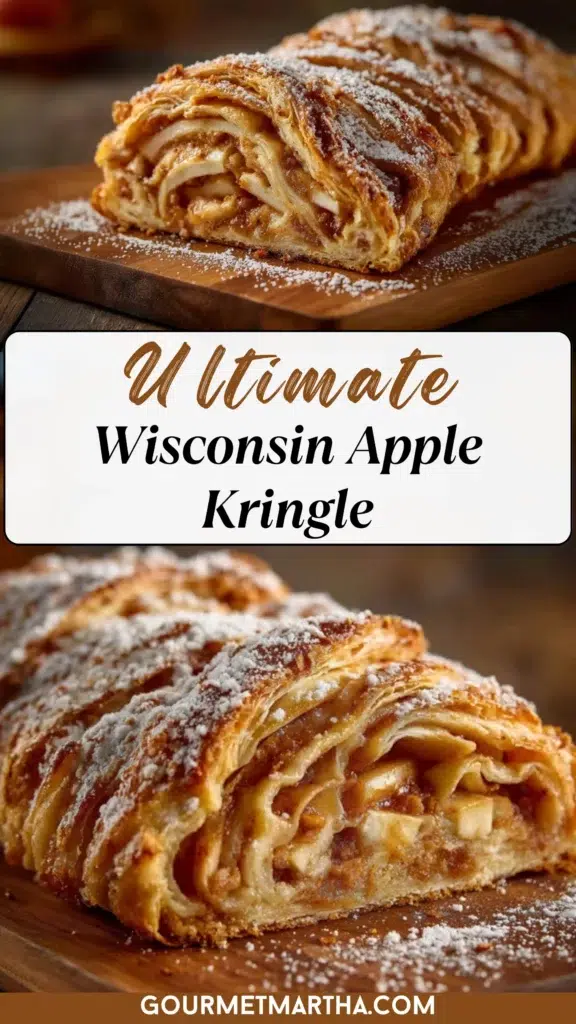 Wisconsin Apple Kringle - Gourmet Martha