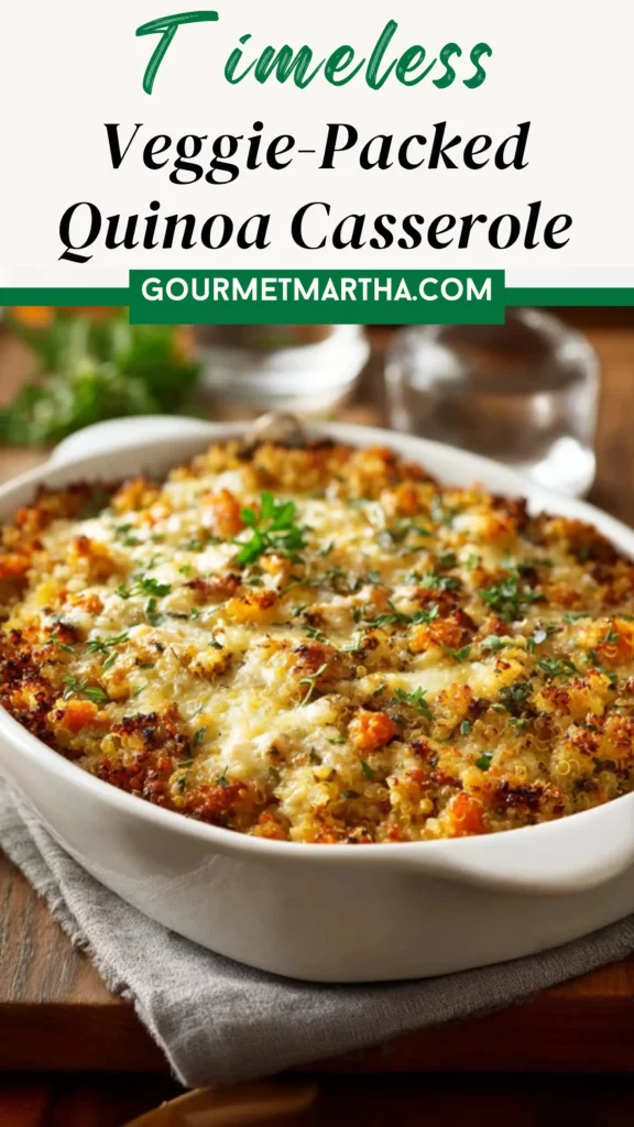 Veggie-Packed Quinoa Casserole - Gourmet Martha