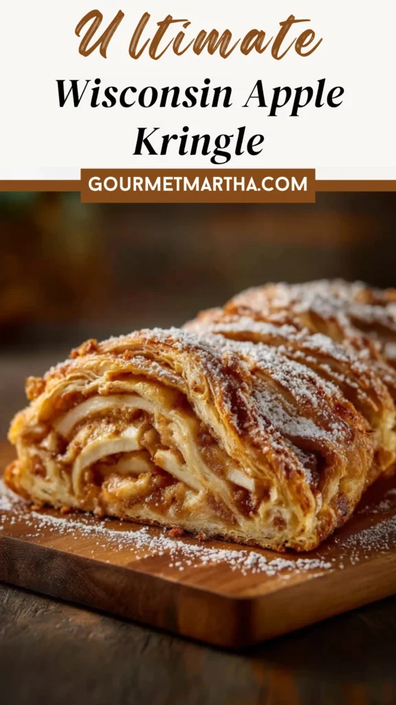 Wisconsin Apple Kringle - Gourmet Martha