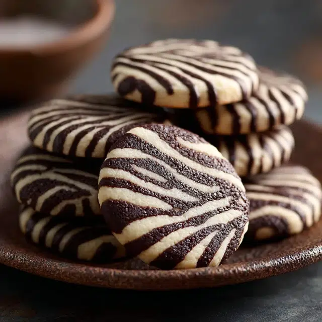 Zebra Cookies - Gourmet Martha