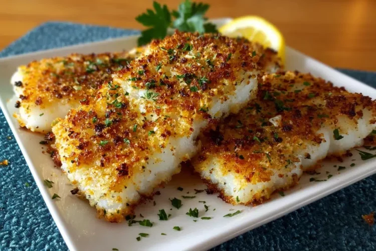 Parmesan Crusted Cod - Gourmet Martha