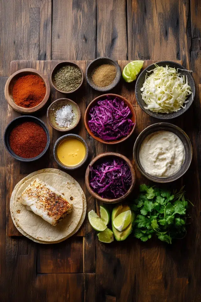 Blackened Fish Tacos with Chipotle Lime Sauce - Gourmet Martha