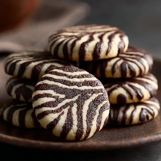 Zebra Cookies - Gourmet Martha