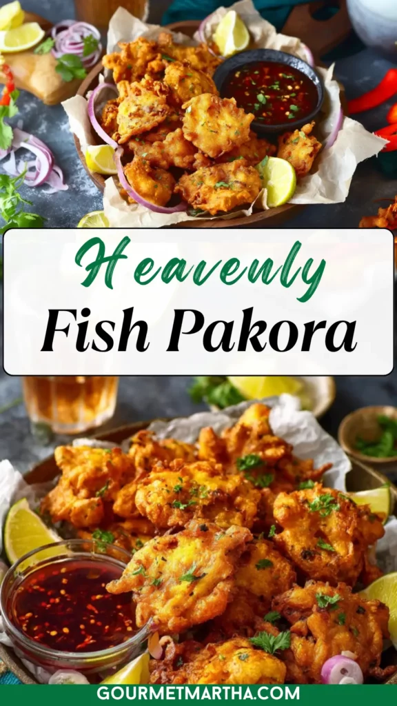 Fish Pakora– Crispy Fried Fish Fritters - Gourmet Martha
