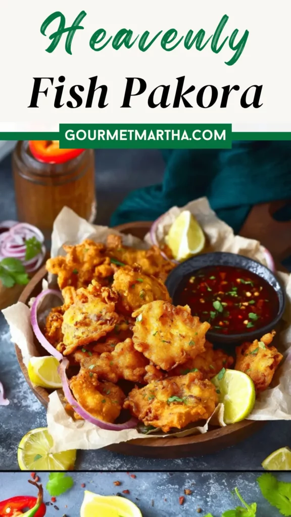 Fish Pakora– Crispy Fried Fish Fritters - Gourmet Martha