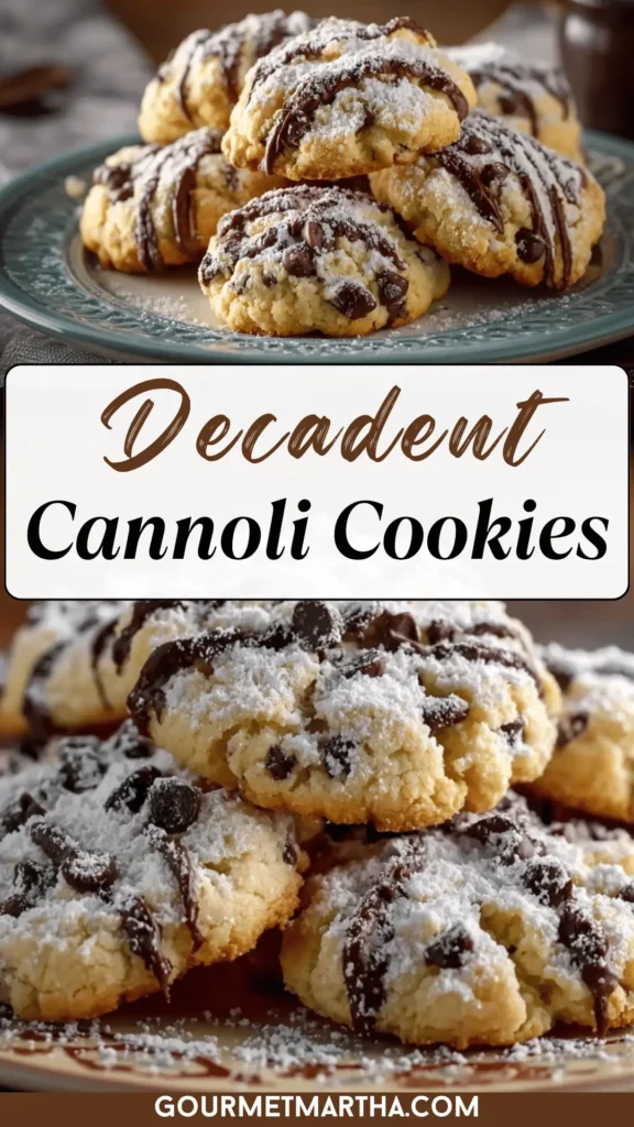 Cannoli Cookies - Gourmet Martha