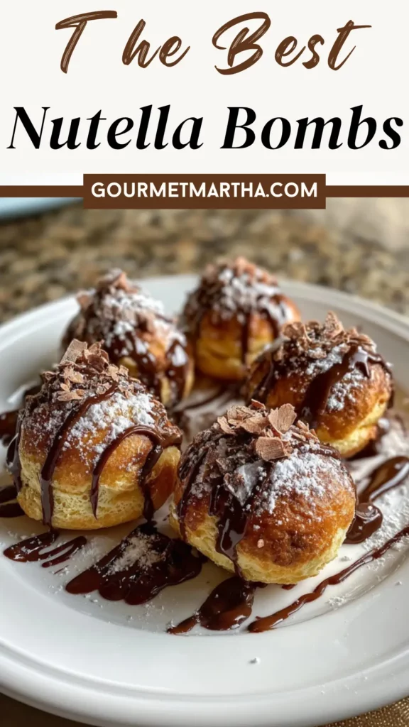 Nutella Bombs - Gourmet Martha