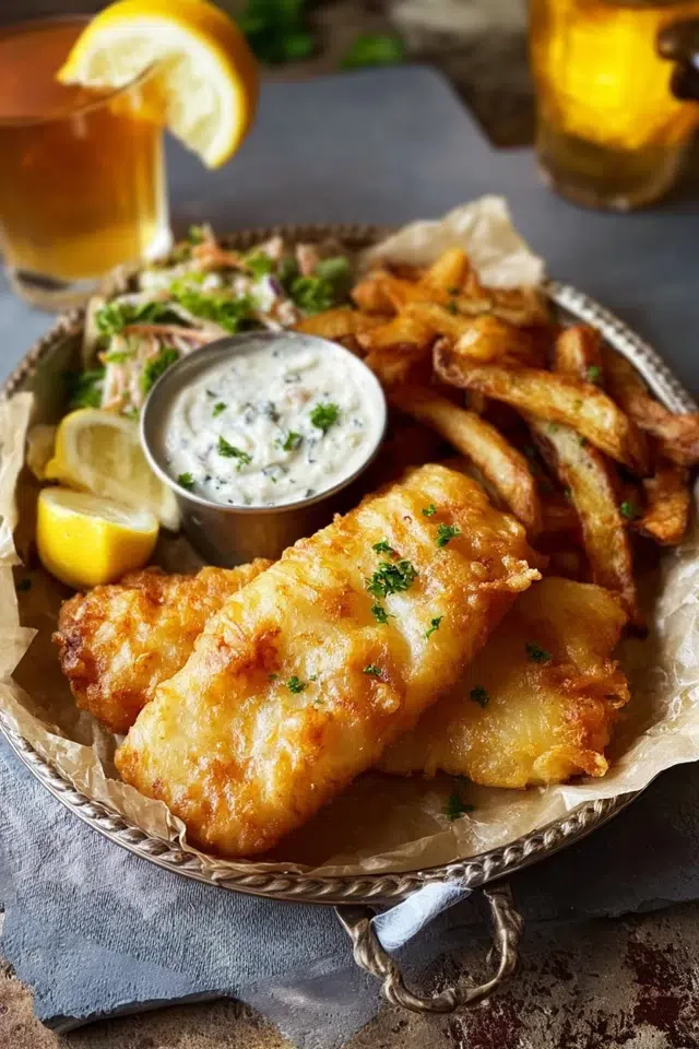 The Ultimate Homemade Fish and Chips - Gourmet Martha