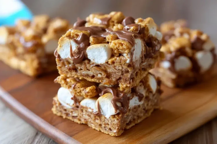 Golden Graham Bars (aka S’mores Bars) - Gourmet Martha