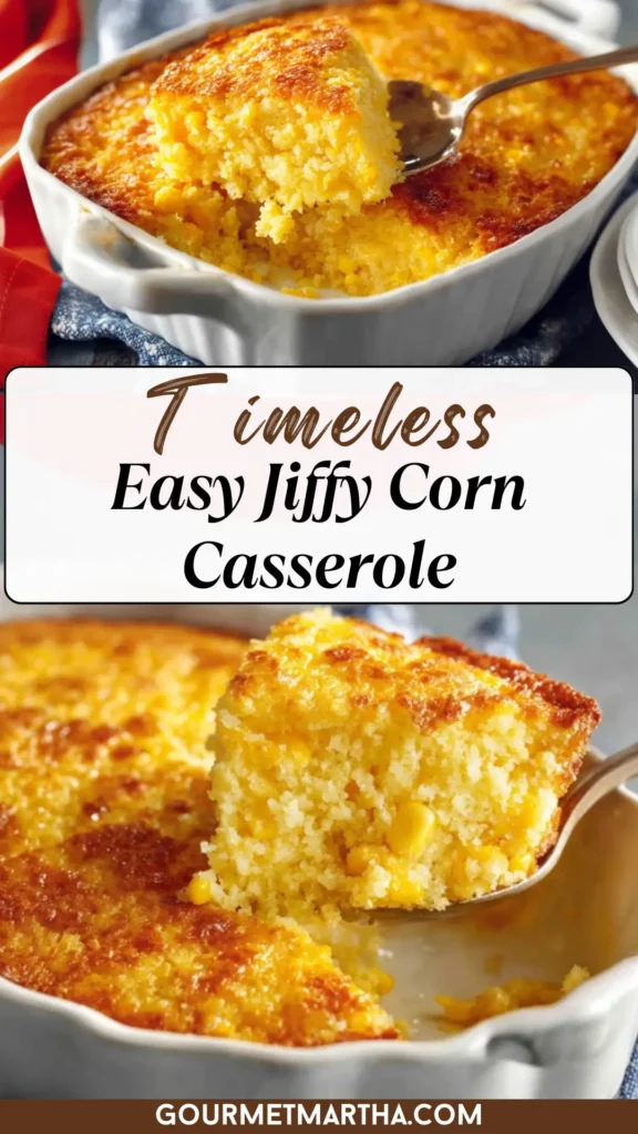Easy Jiffy Corn Casserole Gourmet Martha