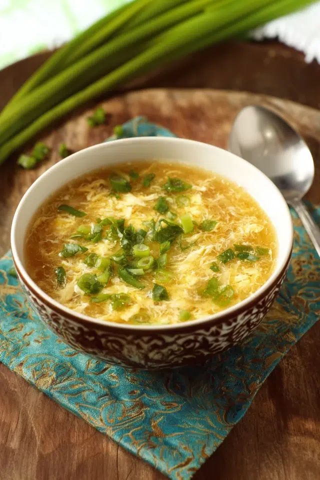 Homemade Egg Drop Soup - Gourmet Martha