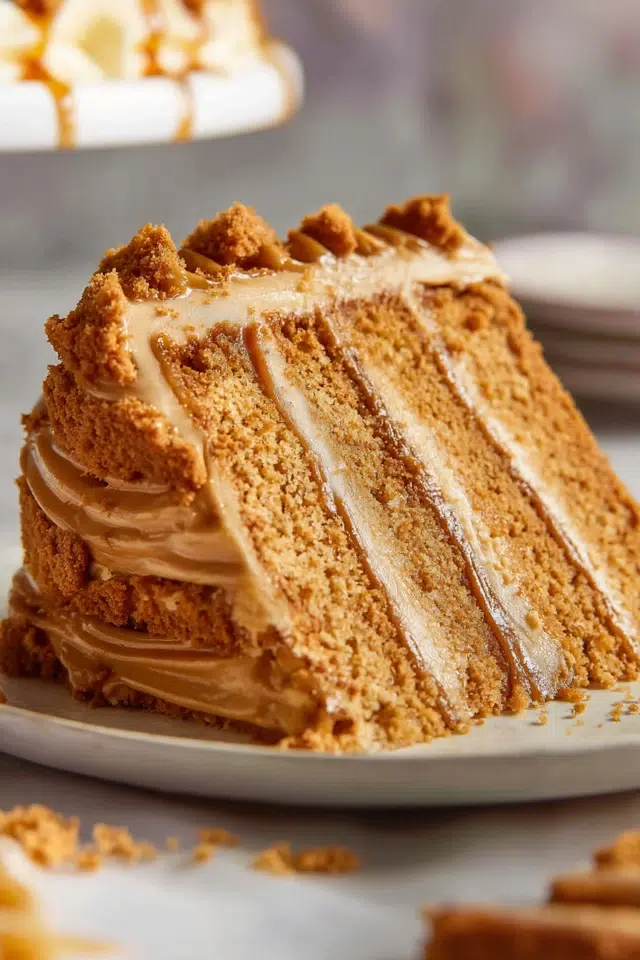 Cookie Butter Cake - Gourmet Martha