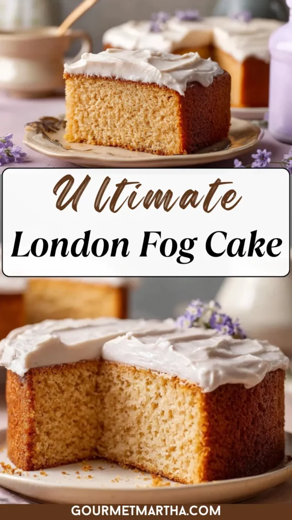 London Fog Cake - Gourmet Martha