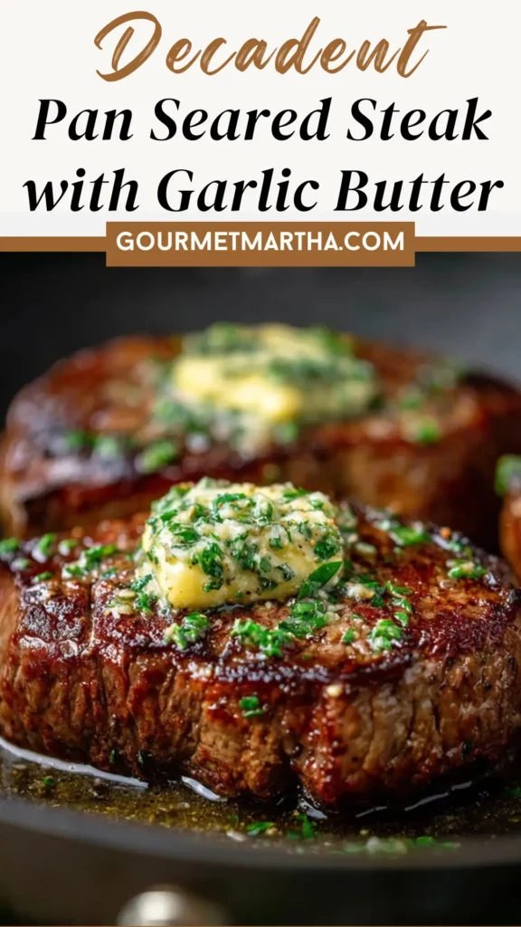 Pan Seared Steak with Garlic Butter: A Timeless Steakhouse Classic at ...