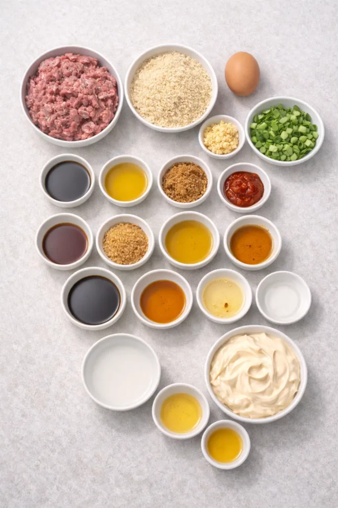Korean BBQ Meatballs with Spicy Mayo Dip - Gourmet Martha