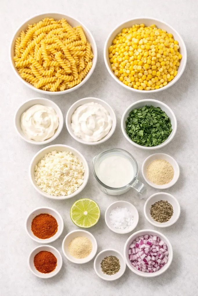 Street Corn Pasta Salad - Gourmet Martha