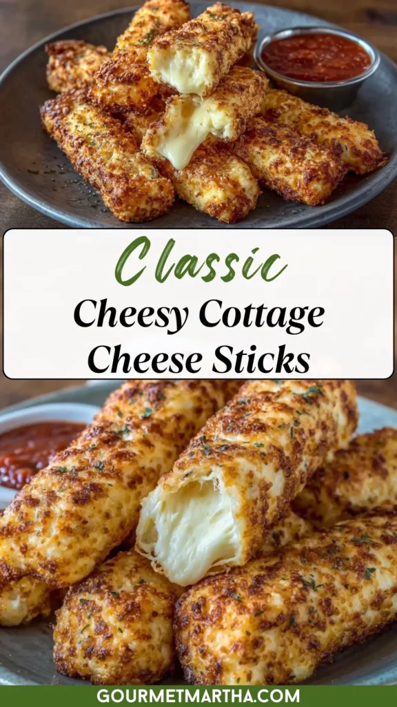 Cheesy Cottage Cheese Sticks: A Cozy, Protein-Packed Snack with ...