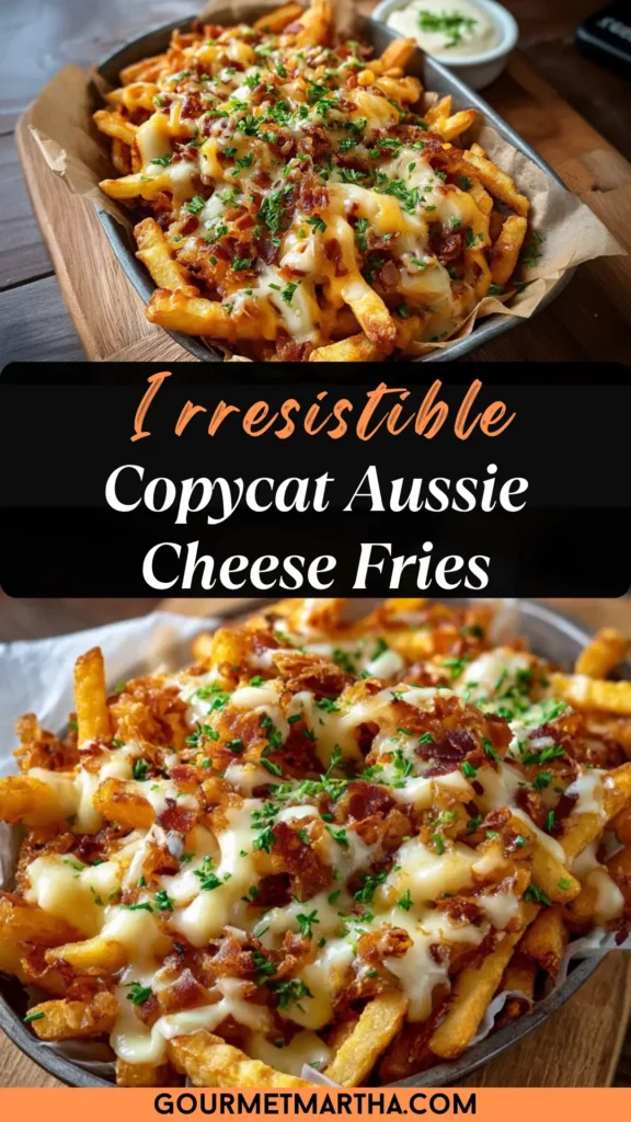 Copycat Aussie Cheese Fries - Gourmet Martha