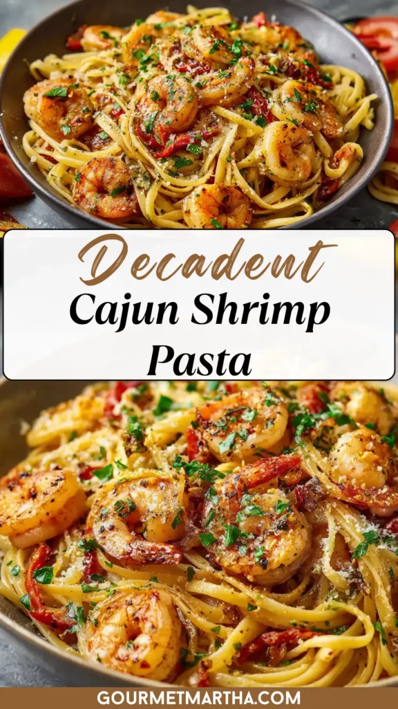 Cajun Shrimp Pasta - Gourmet Martha