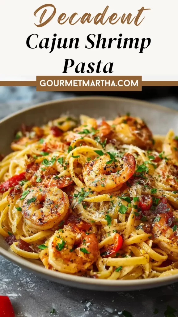 Cajun Shrimp Pasta - Gourmet Martha