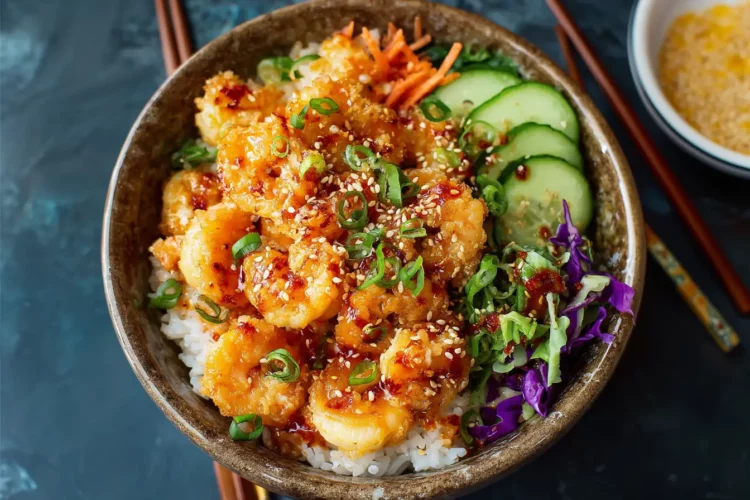 Bang Bang Shrimp Bowl - Gourmet Martha
