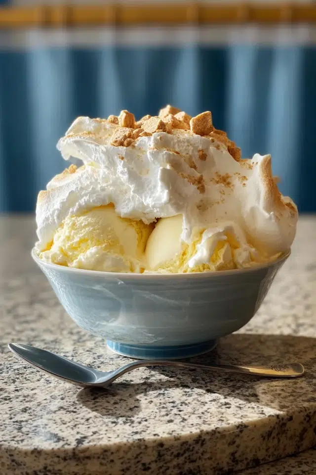 Lemon Meringue Pie Ice Cream - Gourmet Martha