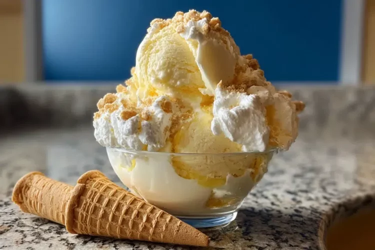 Lemon Meringue Pie Ice Cream - Gourmet Martha