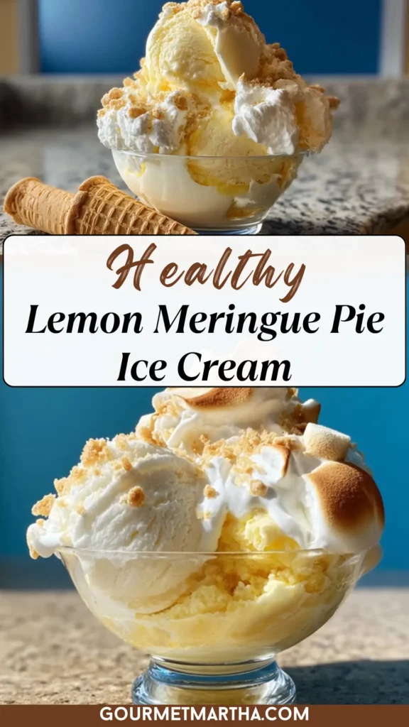 Lemon Meringue Pie Ice Cream - Gourmet Martha