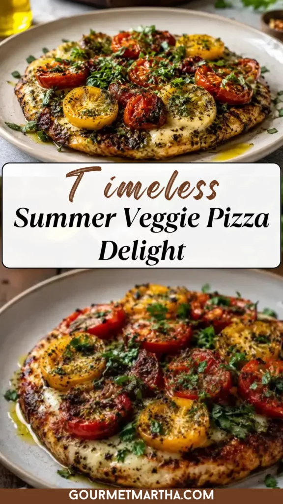 Summer Veggie Pizza Delight - Gourmet Martha